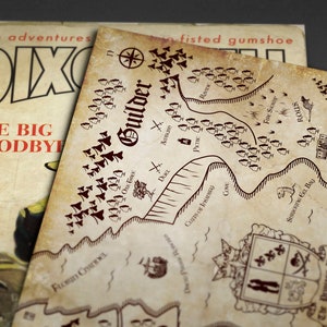 The Princess Bride Story Map Art Print: William Goldman & Rob Reiner ...