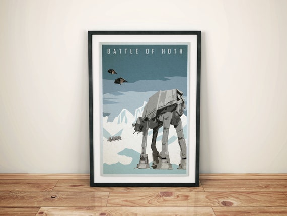 Battle Of Hoth Painting