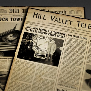 Back to the Future Inspired 1885 Hill Valley Telegraph Vintage Style ...