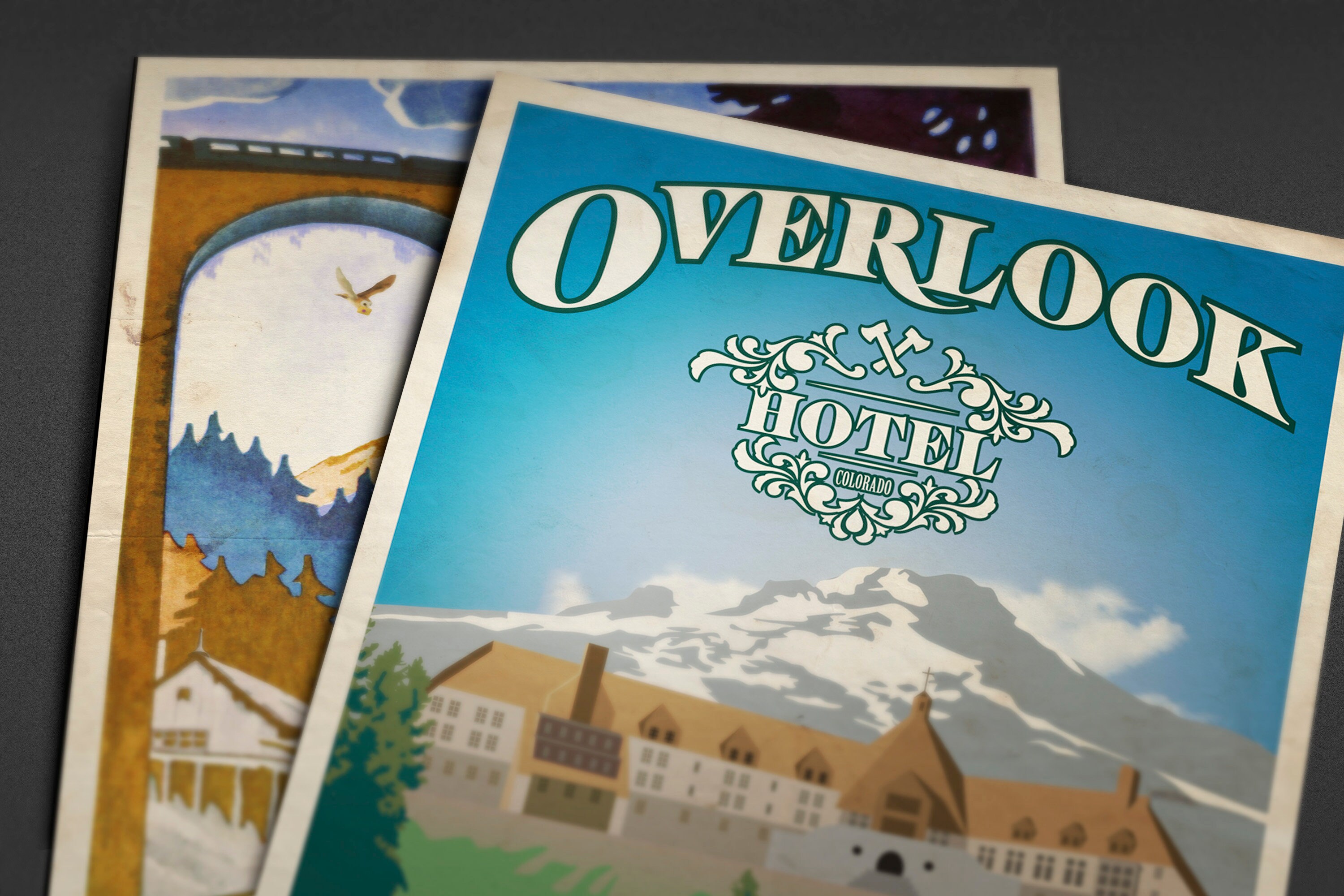 Vintage Style Overlook Hotel the Shining Inspired Holiday | Etsy