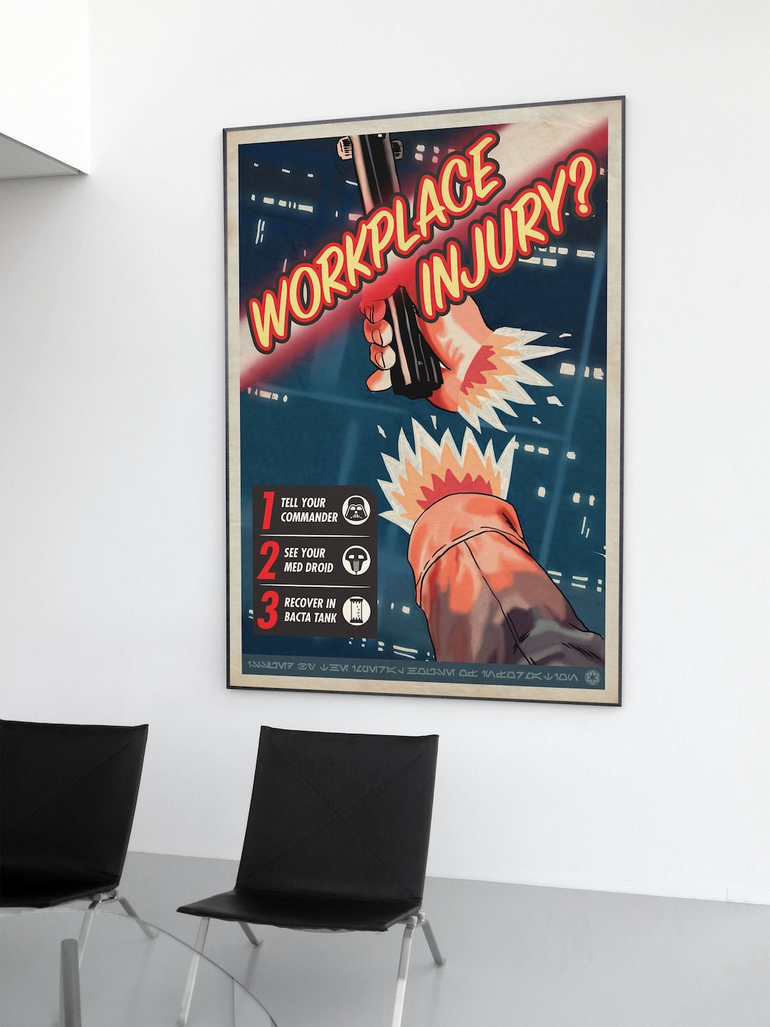 Star Wars Inspired Workplace Safety Poster: Vintage Propaganda Art ...