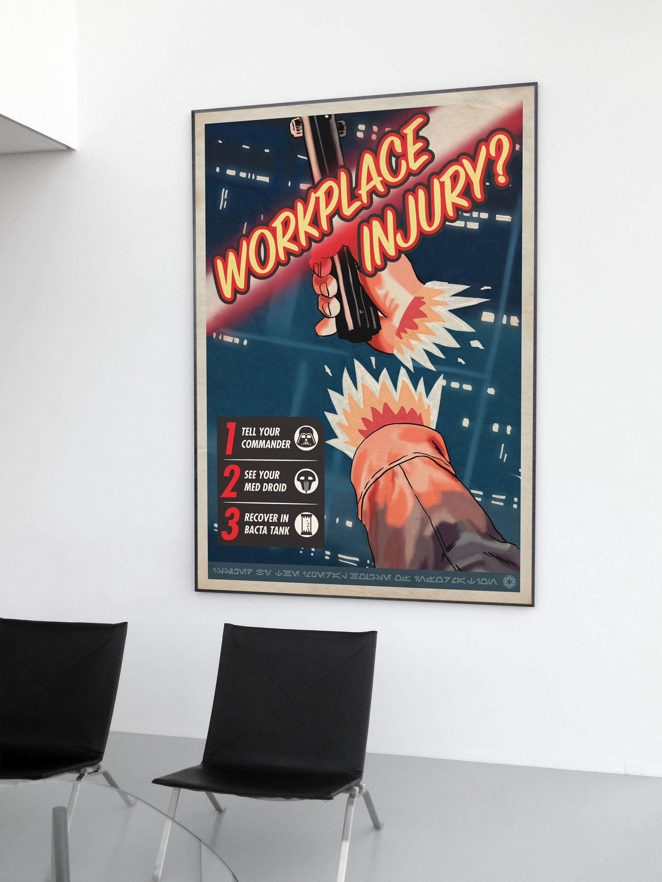 Office Safety Posters A4