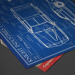 Knight Rider Inspired Knight Industries Two Thousand - KITT Blueprint ...
