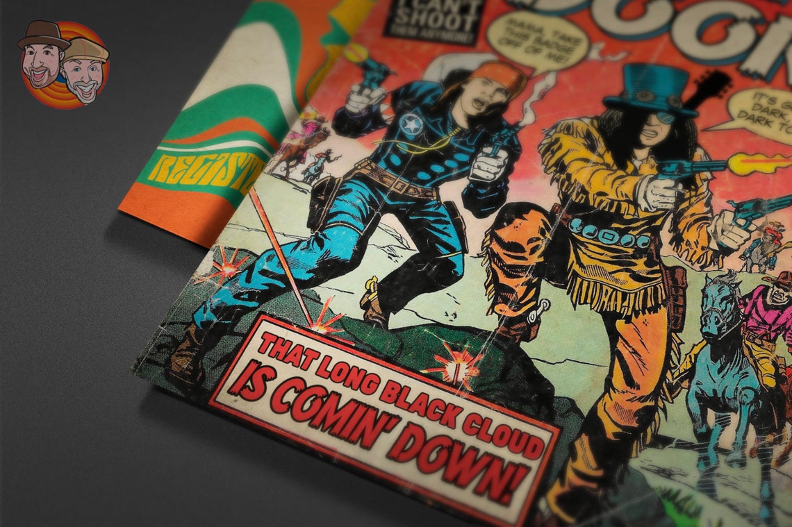 Guns 'n' Roses Inspired Vintage Pulp Comic Book Cover - Etsy
