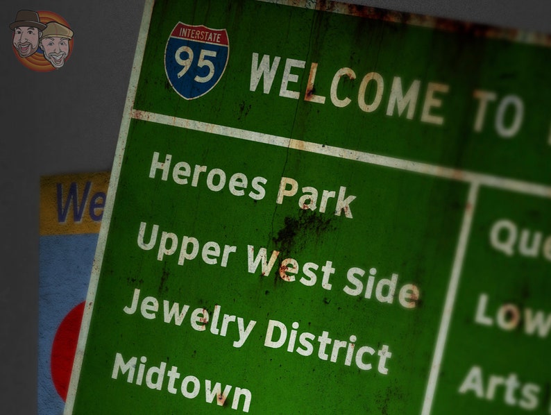 Superman Inspired Welcome to Metropolis City Sign Art - Etsy