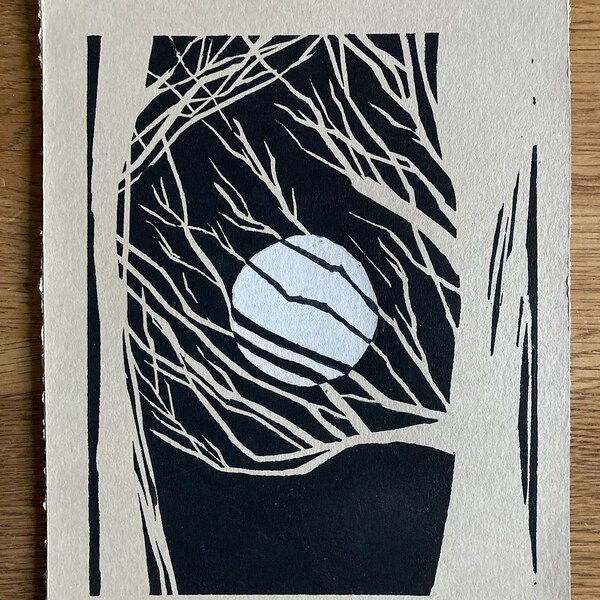 Lino Print Art - Etsy UK