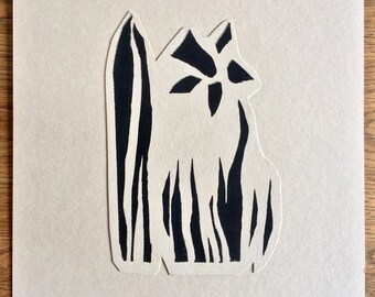 Daffodils Original Lino Cut 'Springtime' 2021 Signed Prints Wood ...