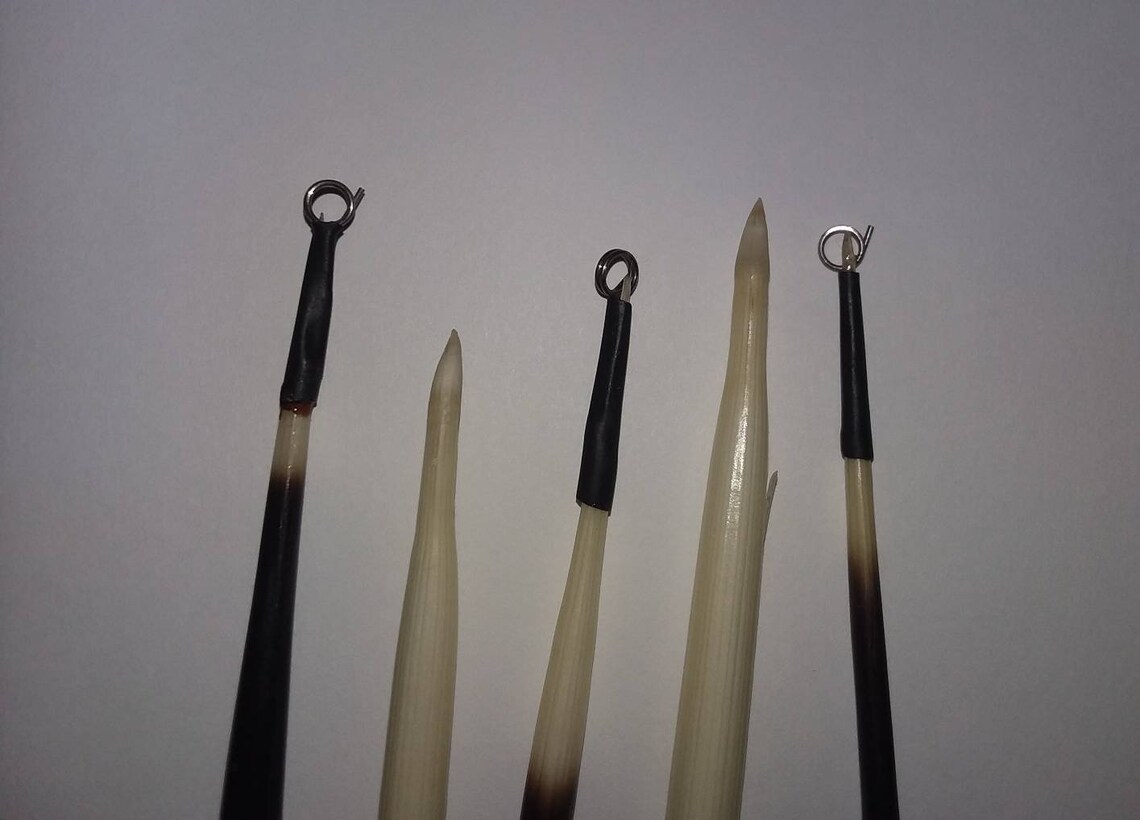 Real Porcupine Quill Fishing Floats, 5 Floats, All Natural Color ...