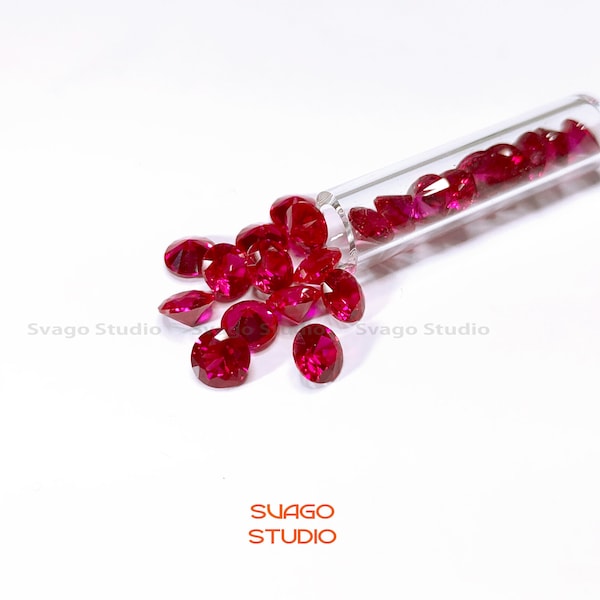 Synthetic Ruby - Etsy
