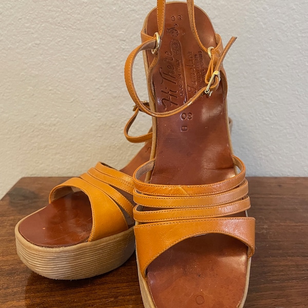 Vintage Famolare Sandals - Etsy