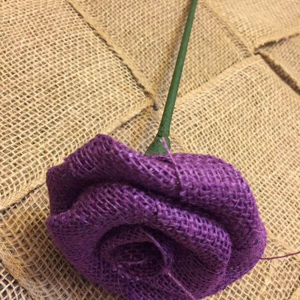 Purple Burlap - Etsy