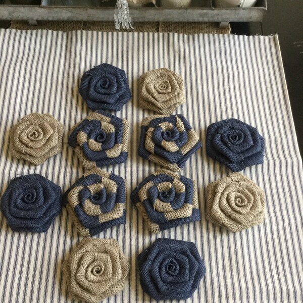 Navy Blue Burlap - Etsy