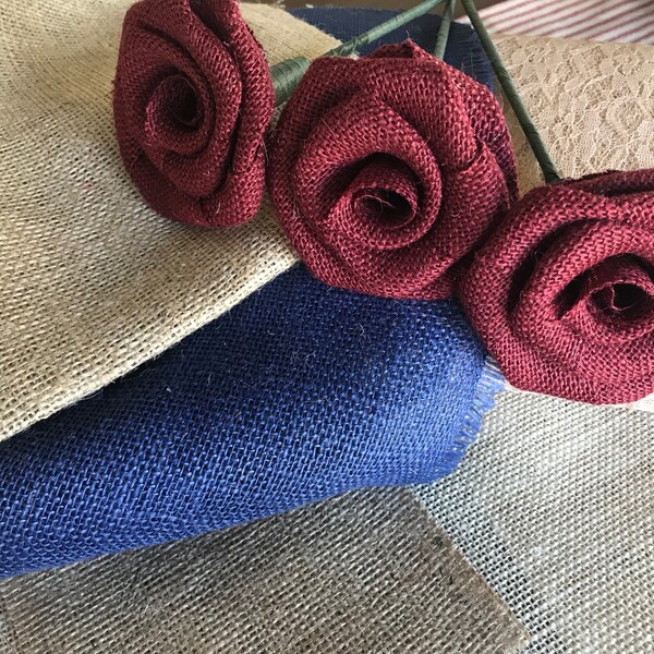 Burlap Rose Wedding - Etsy