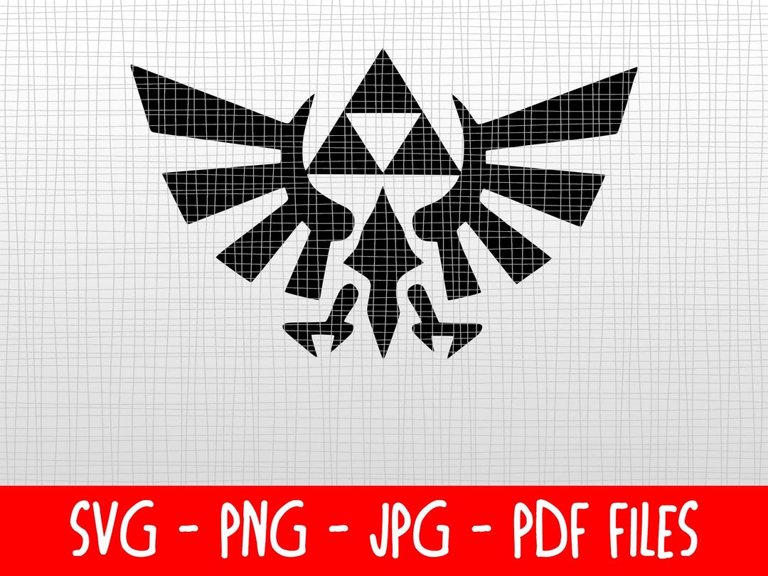 Downloadable SVG PNG PDF - Legend of Zelda - Royal Crest - Etsy