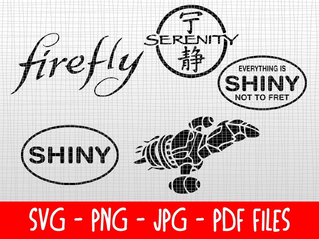 Downloadable Svgs - Firefly - Collection of 5 - Etsy