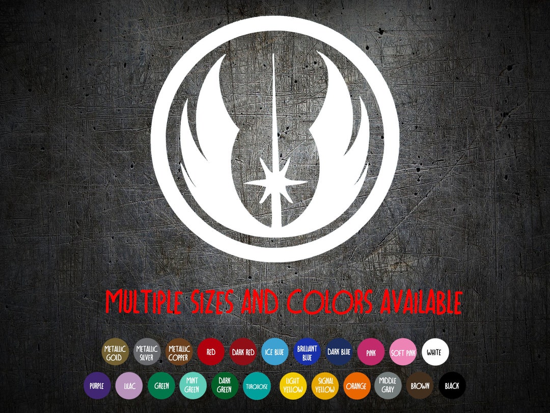 Vinyl Decal Star Wars Jedi Order Symbol - Etsy