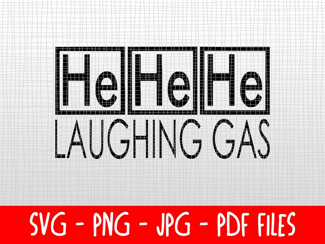 Downloadable SVG - Laughing Gas - Etsy
