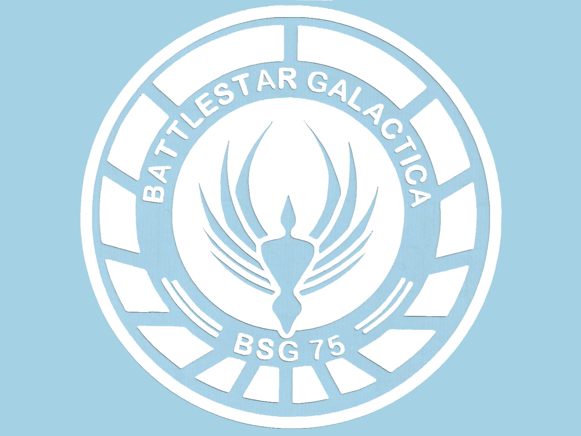 Vinyl Decal Battlestar Galactica BSG 75 - Etsy