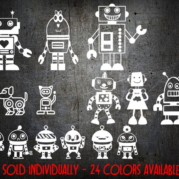 Robot Family - Etsy