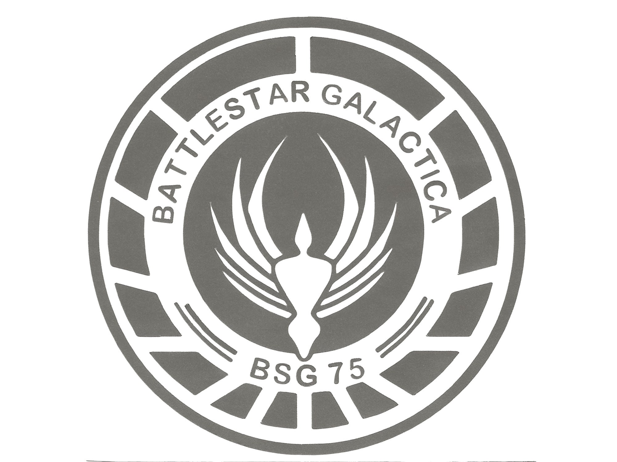 Vinyl Decal Battlestar Galactica BSG 75 - Etsy