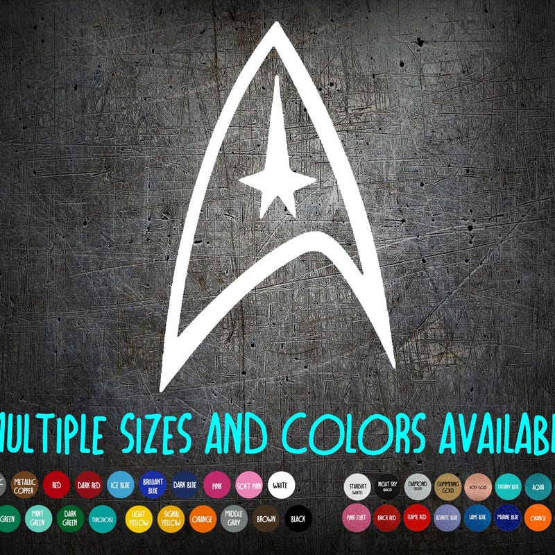 Star Trek Car Decal - Etsy
