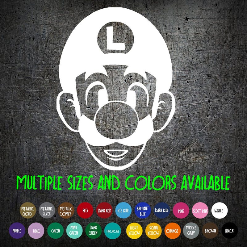 Super Mario Decal - Etsy