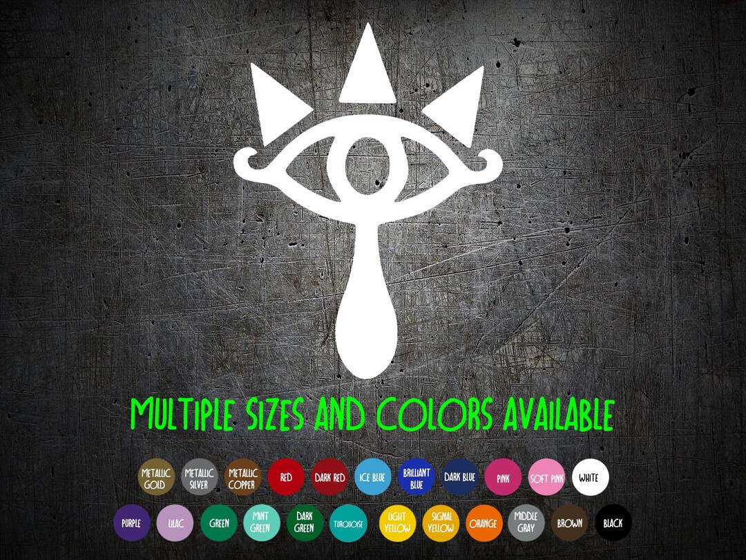 Vinyl Decal - Legend of Zelda - Eye of Truth - Etsy