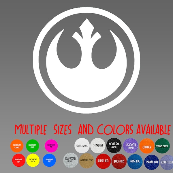 Rebel Alliance Decal - Etsy