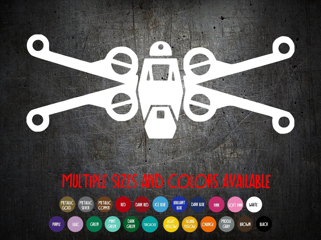 Vinyl Decal - X-wing Fighter - Etsy
