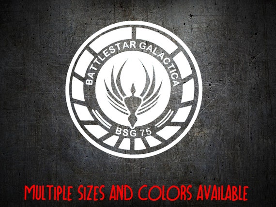 Vinyl Decal Battlestar Galactica BSG 75 - Etsy