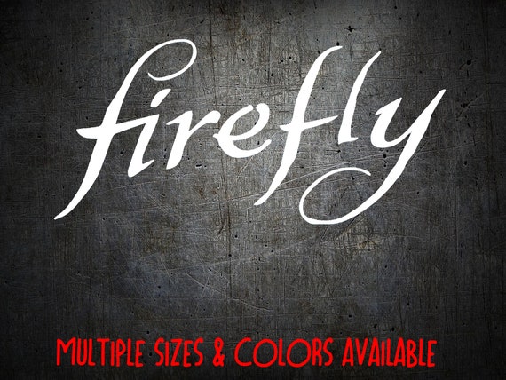 Vinyl Decal Firefly Logo - Etsy