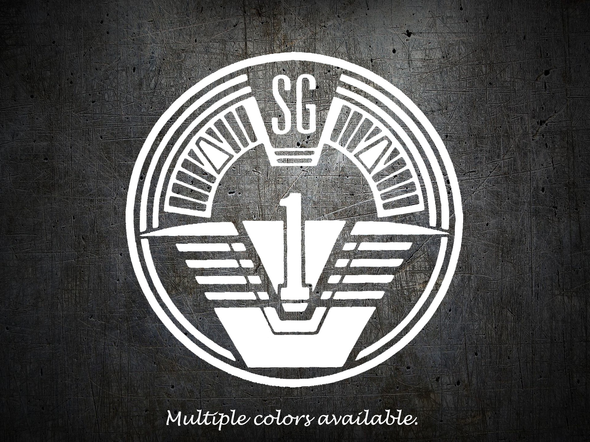 Vinyl Decal Stargate SG-1 SG1 unit logo | Etsy