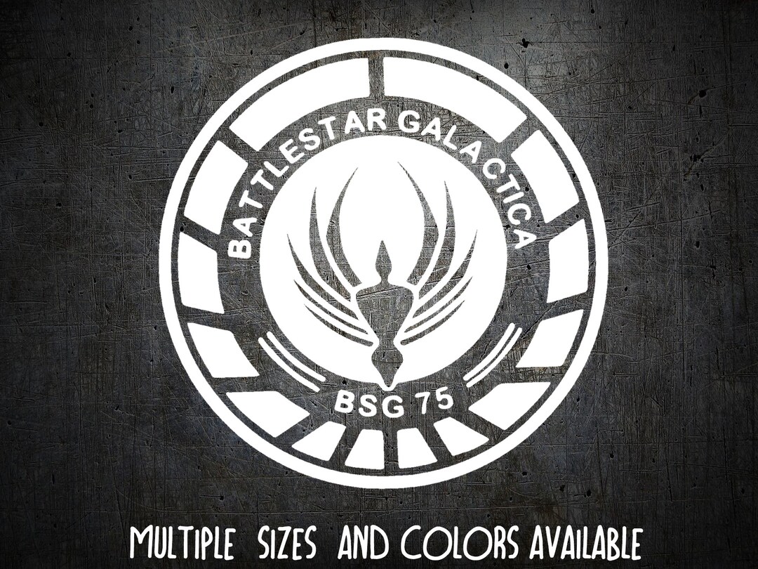 Vinyl Decal Battlestar Galactica BSG 75 - Etsy