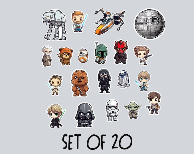 Star Wars Vinyl Decals - Etsy