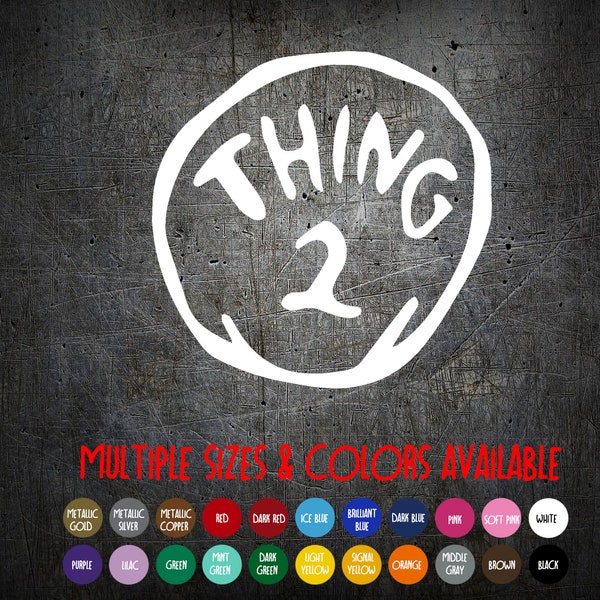 Thing 1 Thing 2 - Etsy