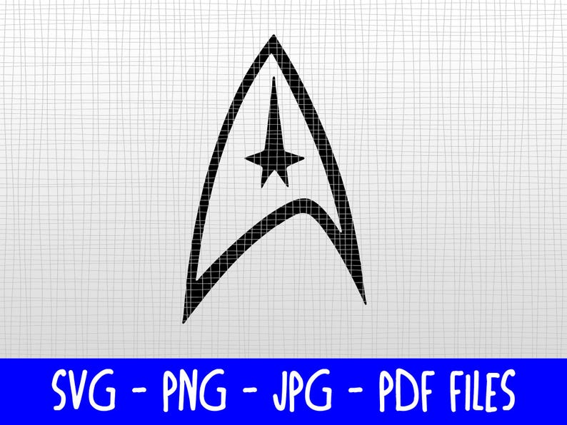 Downloadable SVG - Star Trek TOS Delta - Command - Etsy