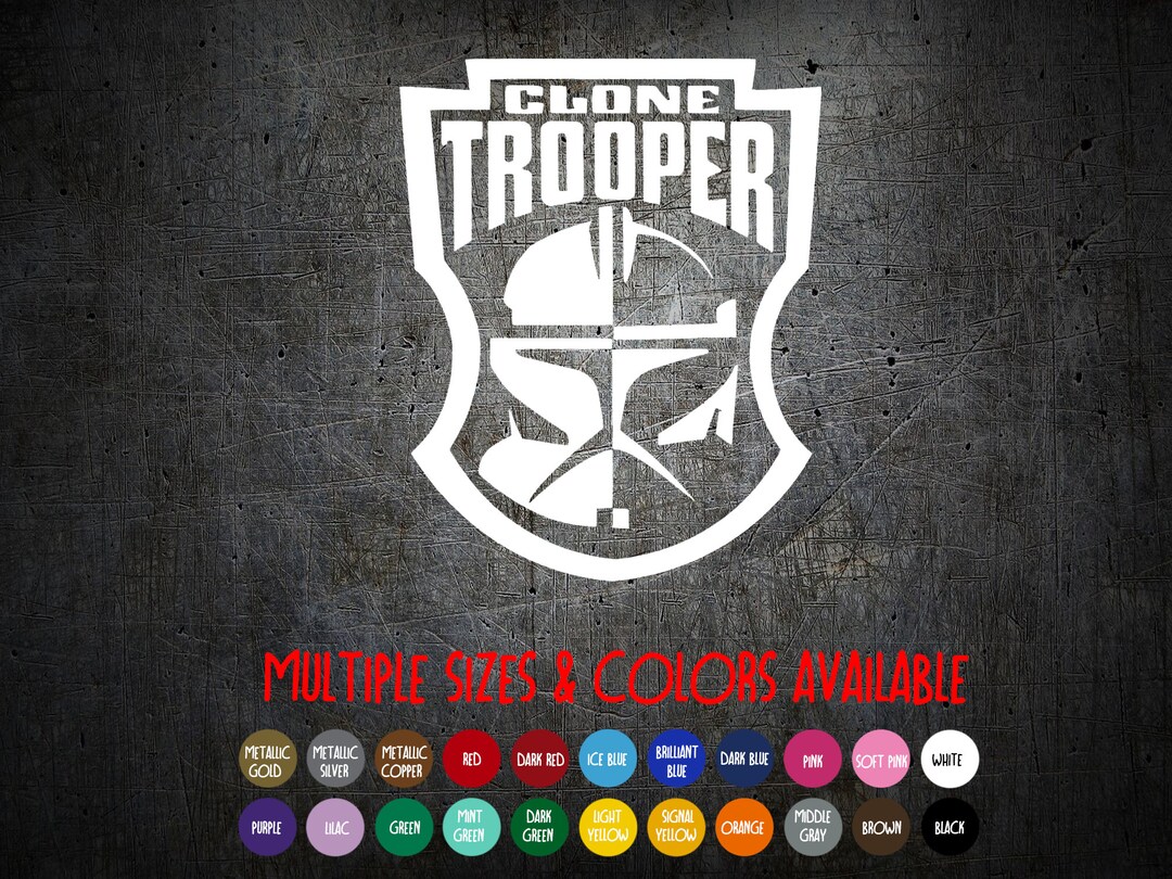 Vinyl Decal Clone Trooper Sheild - Etsy