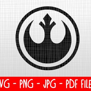 Downloadable SVG Star Wars Rebel Alliance Symbol - Etsy