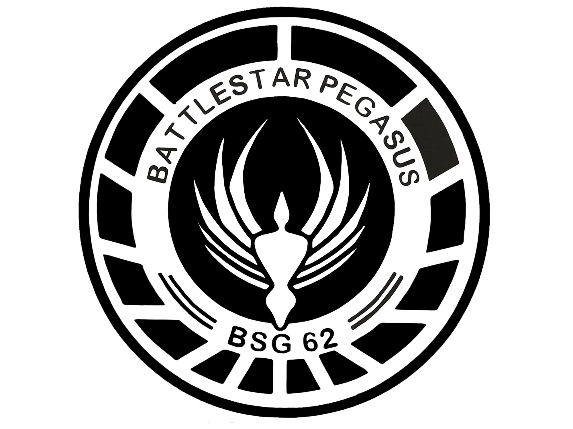 Vinyl Decal Battlestar Pegasus BSG 62 - Etsy