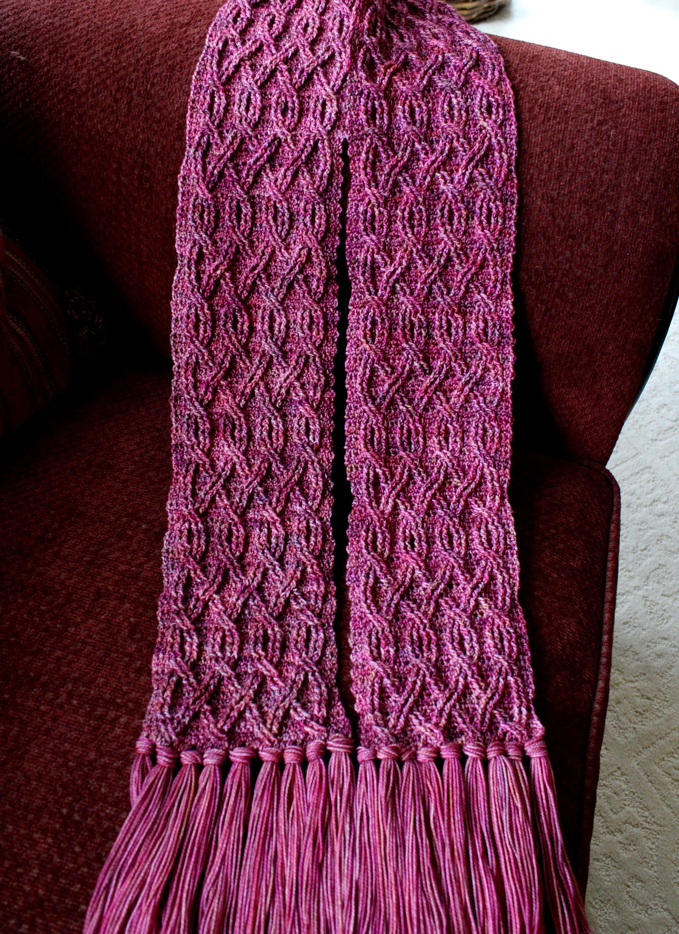 Crochet Scarf Pattern Daenerys Braided Cable Scarf Crochet | Etsy