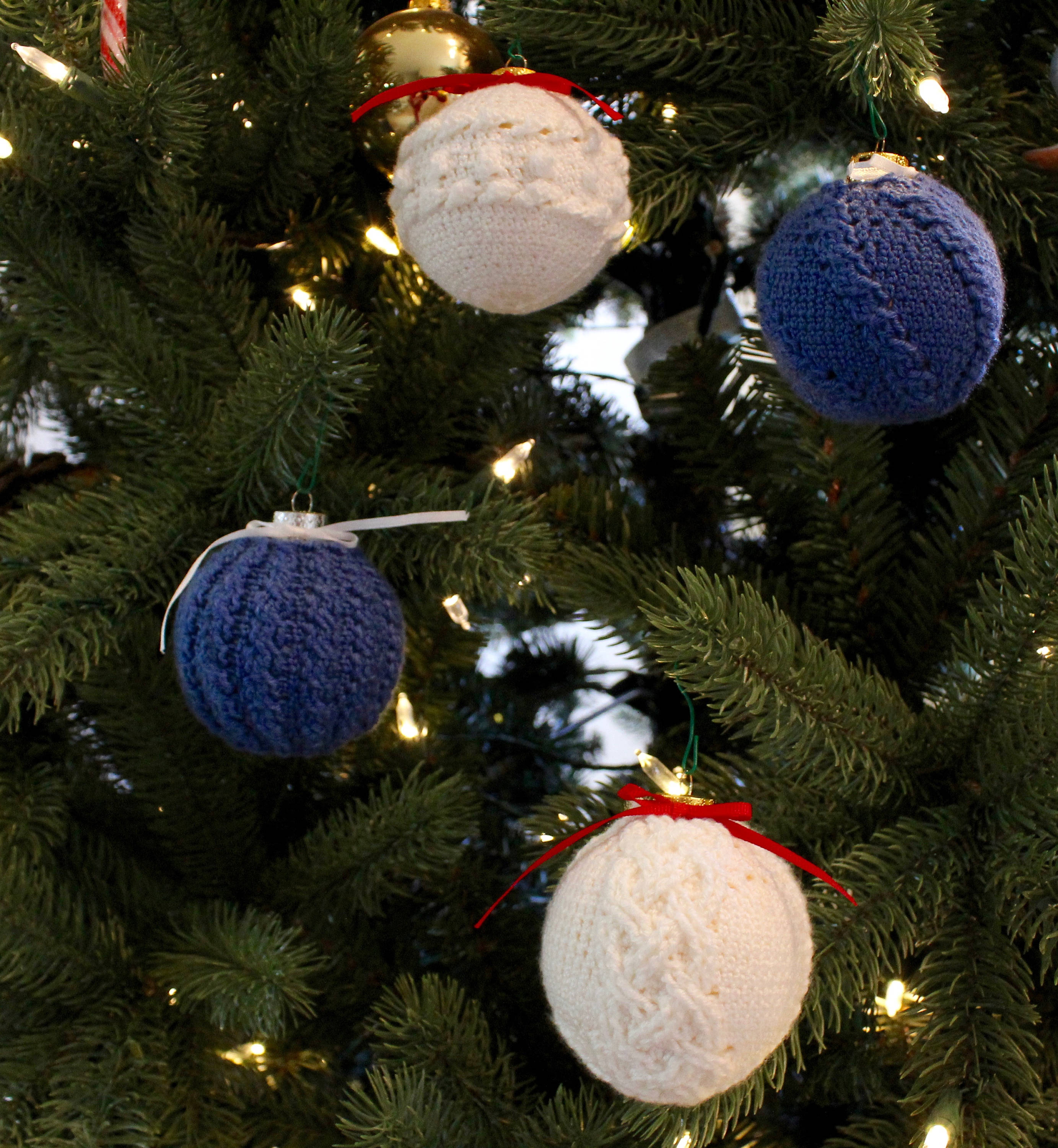 Four Crochet Ornament Patterns Celtic Cable Ornaments Crochet Pattern ...