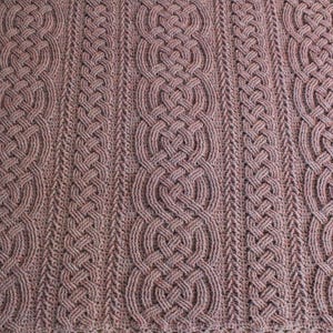 Crochet Blanket Pattern, Aberdeen Braided Cable Blanket Afghan Throw ...