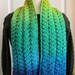 Crochet Scarf Pattern, Algae Braided Cable Scarf Crochet Pattern for ...