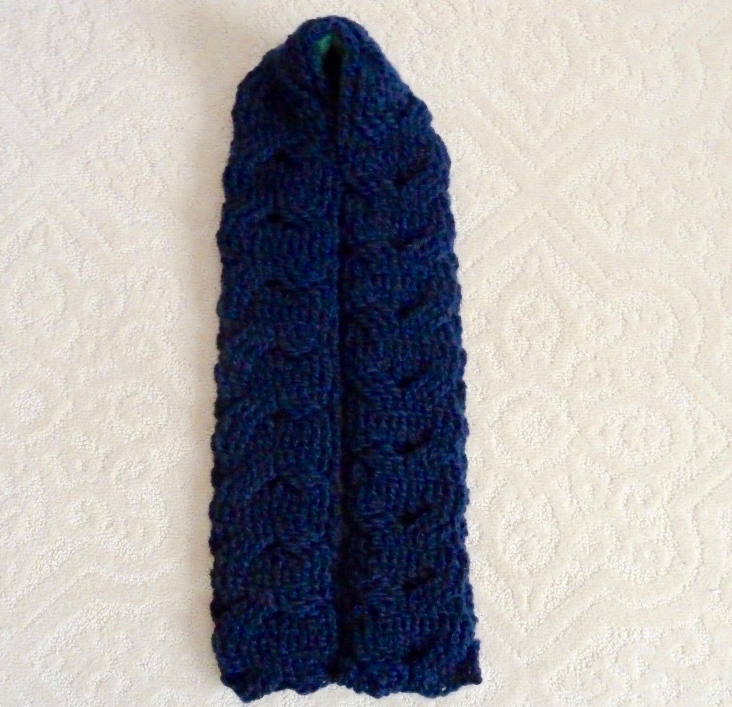 Crochet Scarf Pattern, Icelandic Braided Cable Scarf Crochet Pattern ...