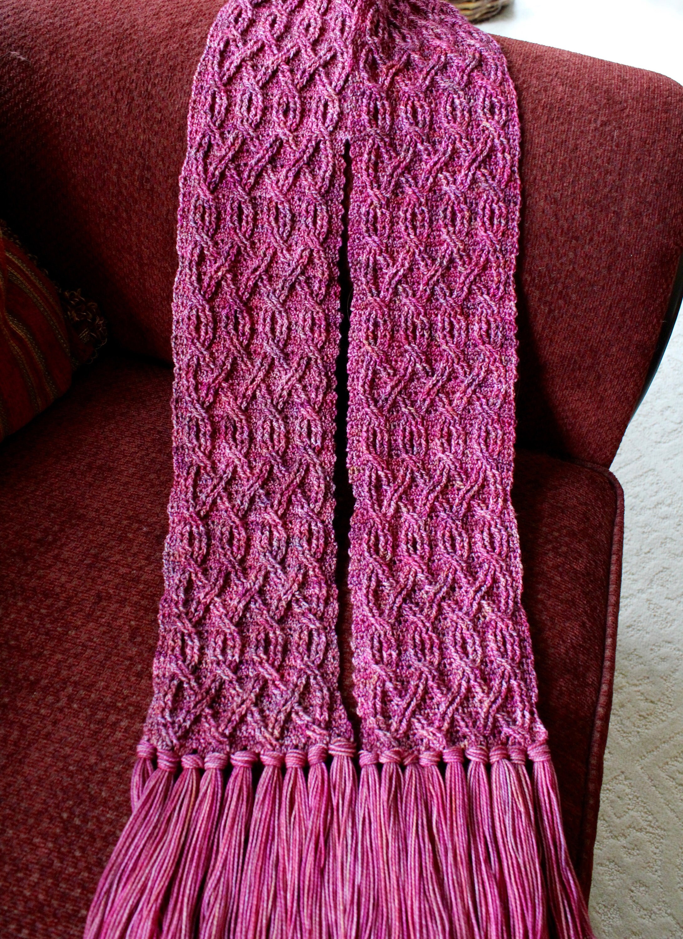 Crochet Scarf Pattern Daenerys Braided Cable Scarf Crochet | Etsy