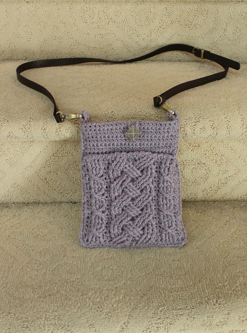 Inverness Cable Braided Purse or Tablet Case Crochet Pattern - Etsy