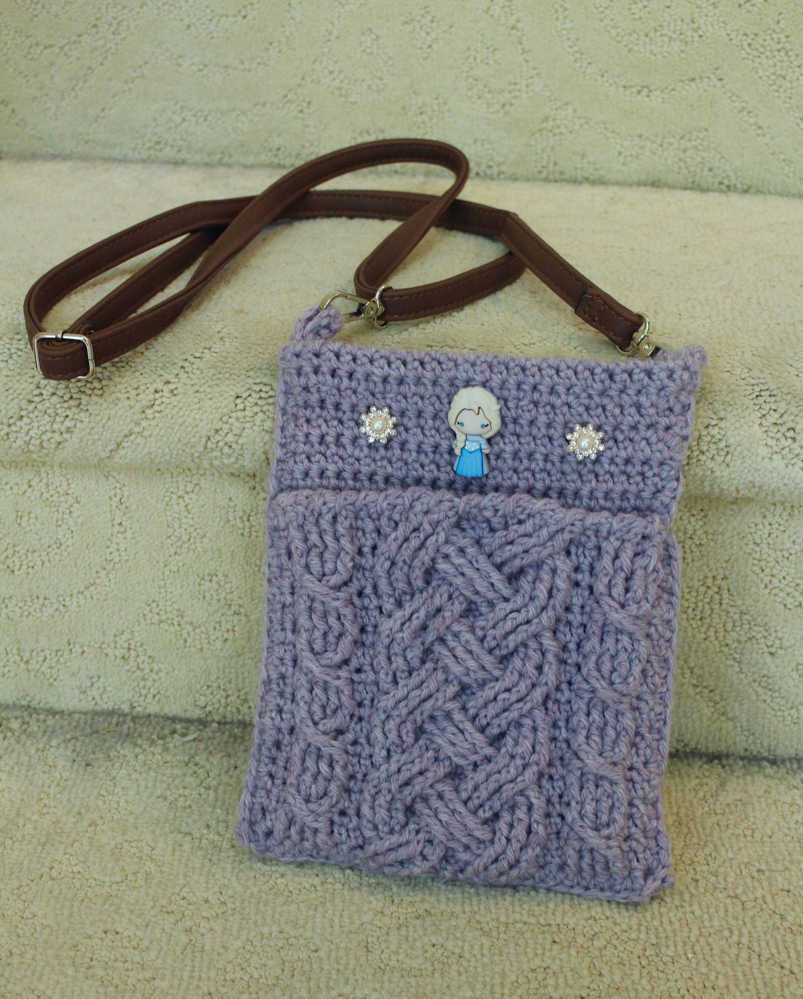 Inverness Cable Braided Purse or Tablet Case Crochet Pattern - Etsy