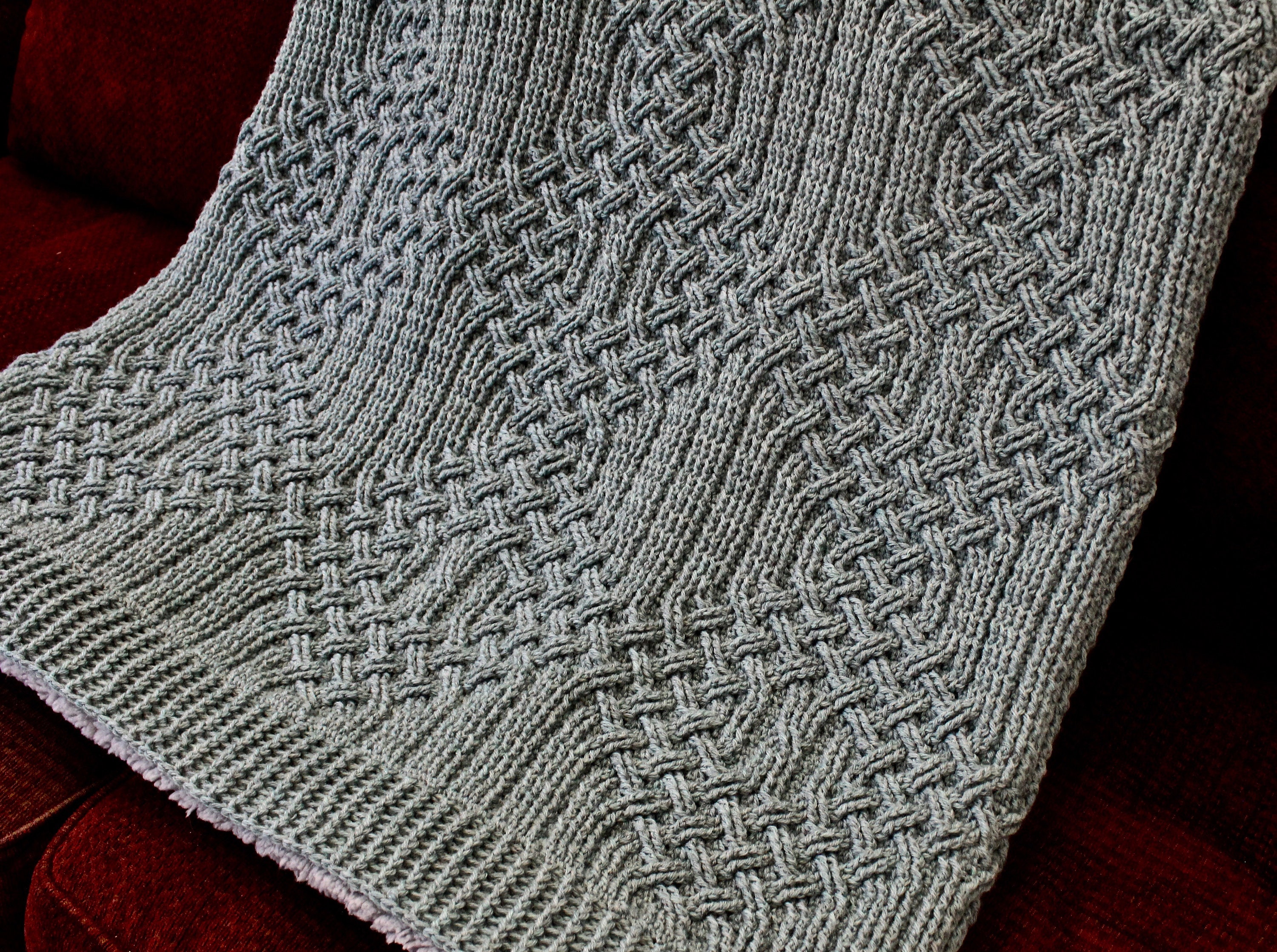 Crochet Blanket Pattern, Celtic Diamond Cable Braided Blanket Crochet ...