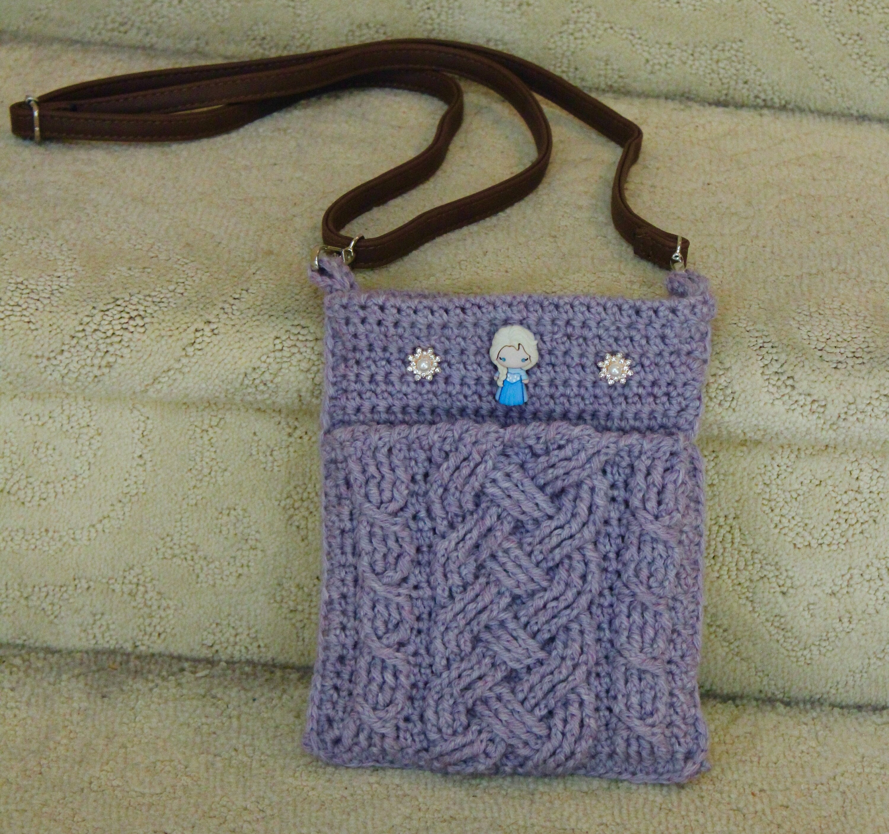 Inverness Cable Braided Purse or Tablet Case Crochet Pattern - Etsy