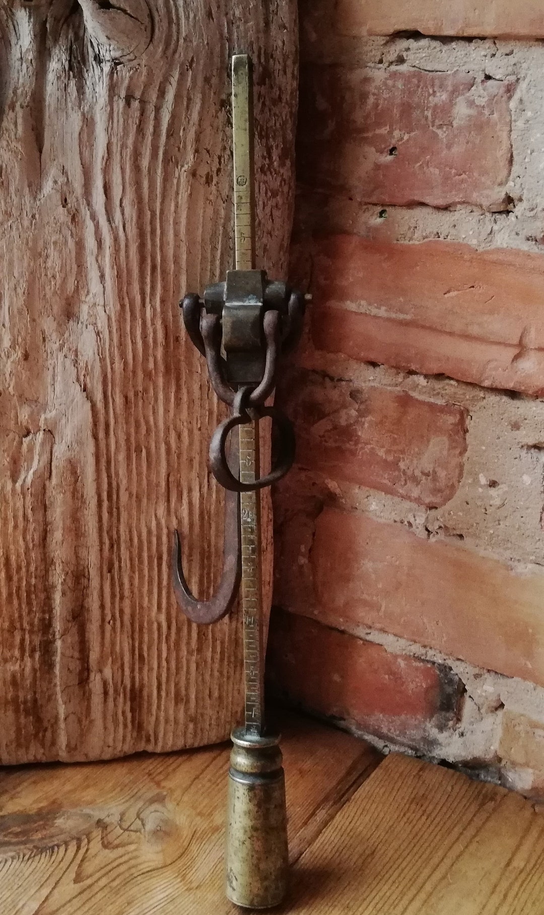 Antique Brass Balance Scale Brass Steelyard Roman Balance Bismarck ...